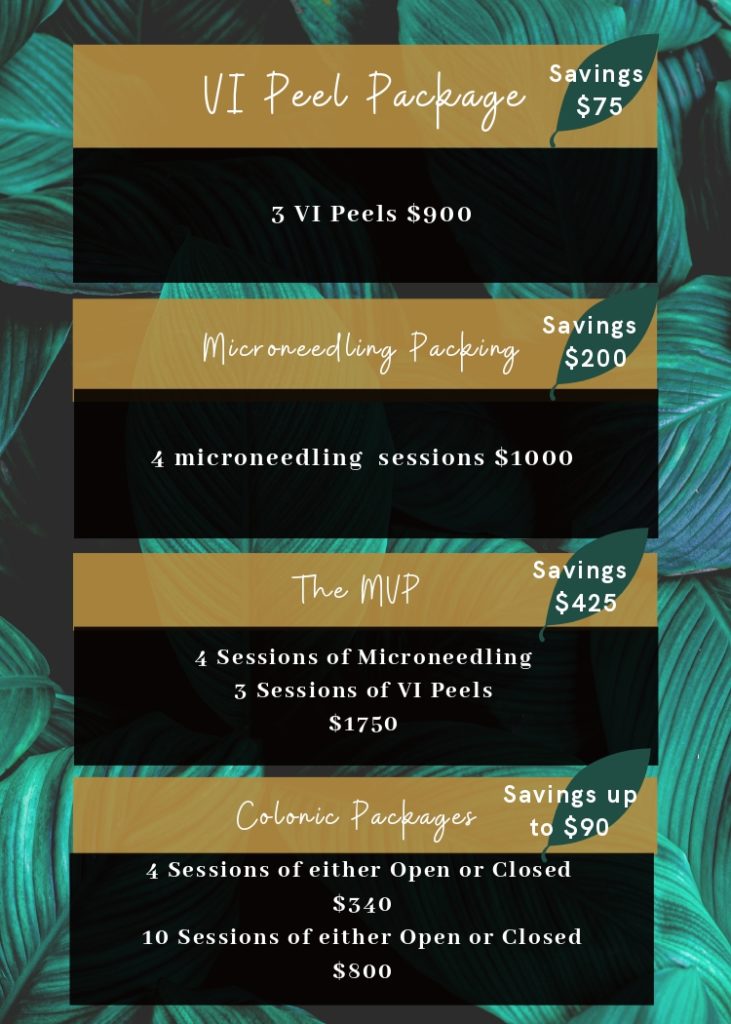Packages - Transformations Wellness Spa
